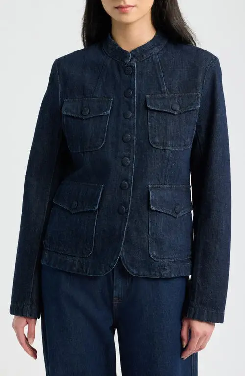Rag & Bone Mercer Cotton Denim Blazer