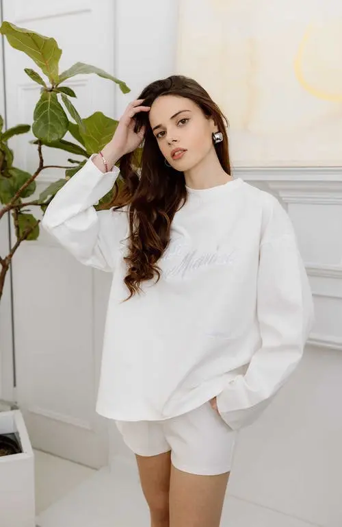 BRIDEMERCH Just Married Long Sleeve