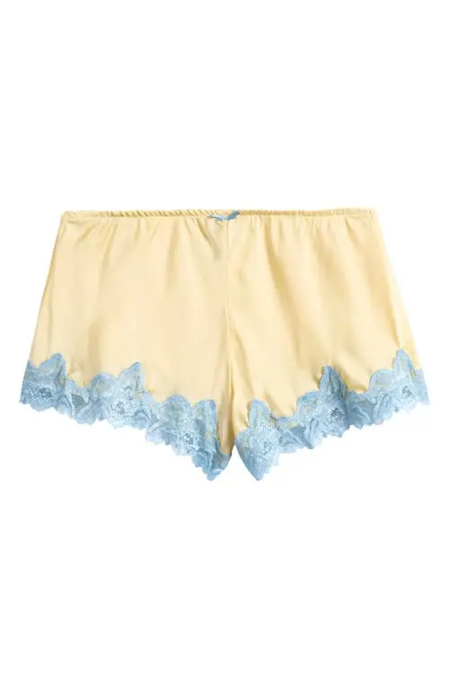 JADED LONDON Lace Trim Satin Shorts