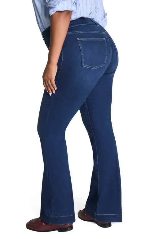 Spanx High Waist Flare Leg Pull-on Jeans