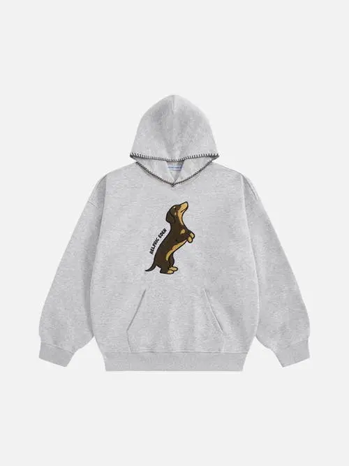 AELFRIC EDEN Dachshund Pullover Hoodie