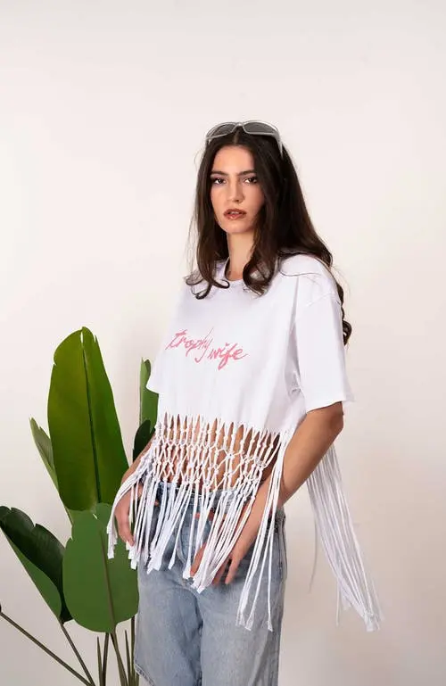 BRIDEMERCH Trophy Wife Beach Tee
