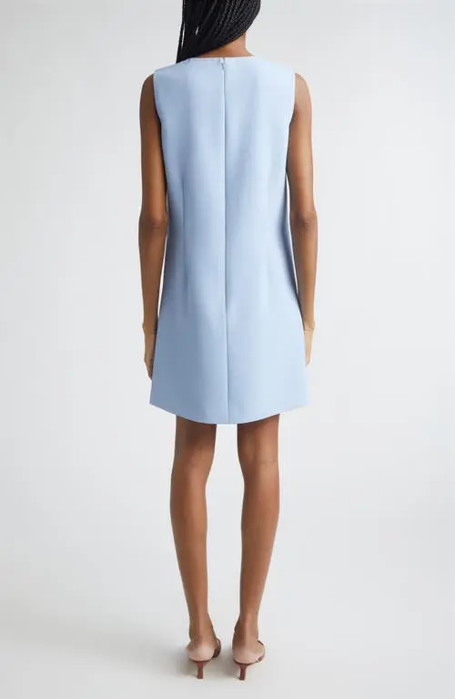 Carolina Herrera Hydrangea Embroidered Sleeveless Shift Minidress