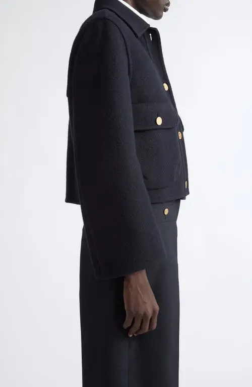 Thom Browne Wool Bell Sleeve Jacket