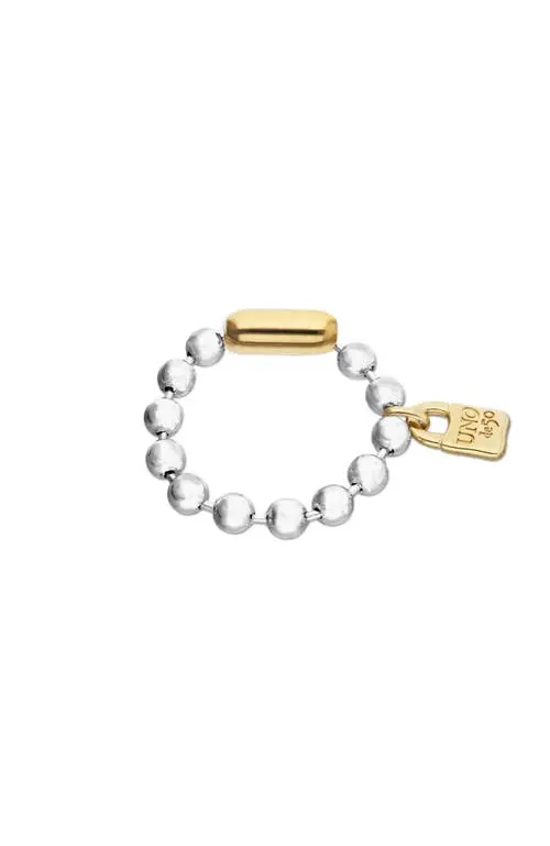 UNODE50 Ball Bracelet With Charm Accent - Silver