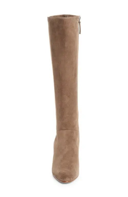 Manolo Blahnik Pitana Knee-high Suede Boots - Light Brown
