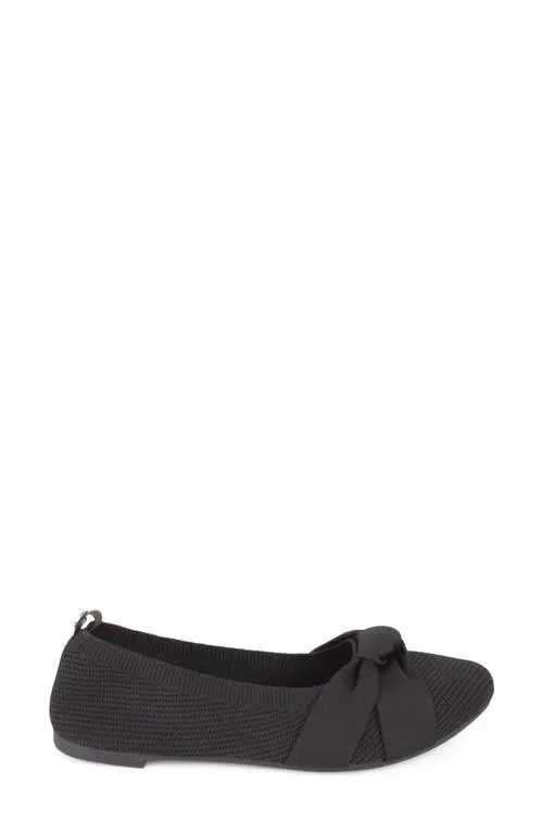 Tahari Lorient Pointed Toe Flat With Knot Detailing