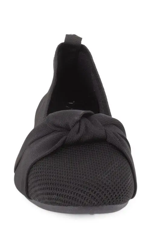 Tahari Lorient Pointed Toe Flat With Knot Detailing