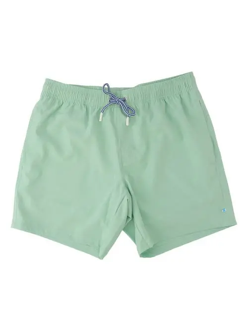 RUGGEDBUTTS Upf50+ Color Changing Performance Hybrid Swim Trunks - Sage Mallards