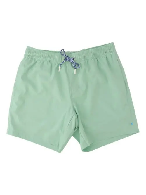 RUGGEDBUTTS Upf50+ Color Changing Performance Hybrid Swim Trunks - Sage Mallards