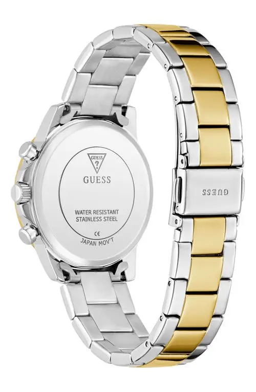 Guess Two-tone Multifunction Bracelet Watch