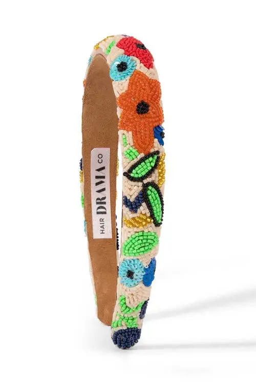 HAIR DRAMA CO. Bloom Carnival Beaded Headband