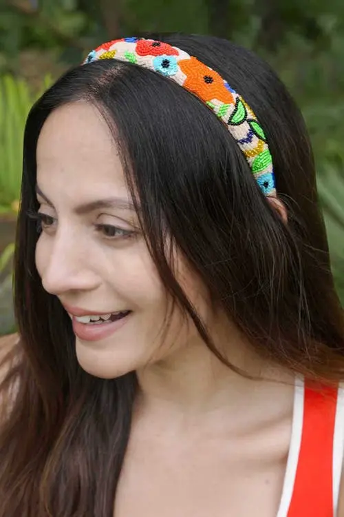 HAIR DRAMA CO. Bloom Carnival Beaded Headband
