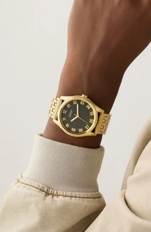 Guess Tate Tone Bracelet Watch