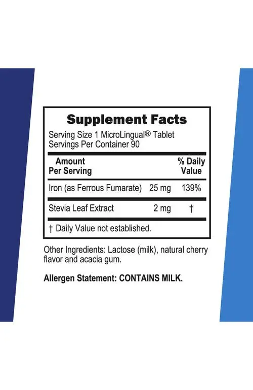 SUPERIOR SOURCE Iron Instant Dissolve Tablets