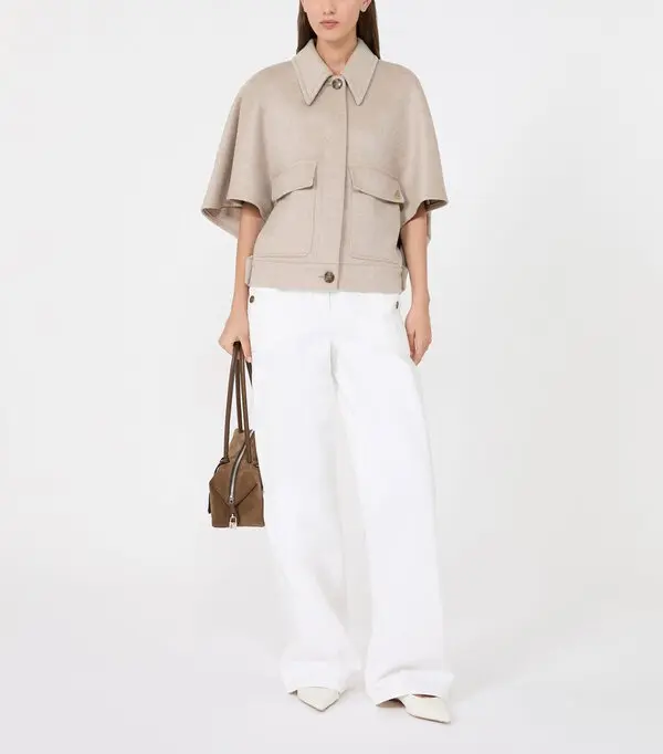 Max Mara Cashmere Cape Jacket