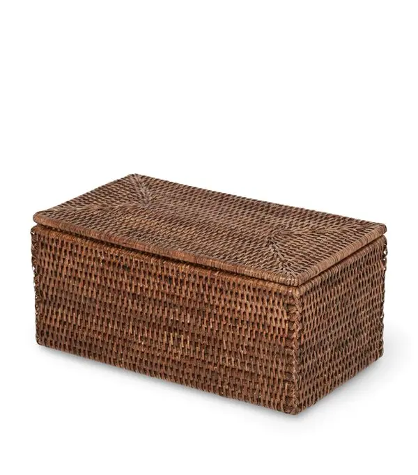 DECOR WALTHER Rattan Basket Storage Box