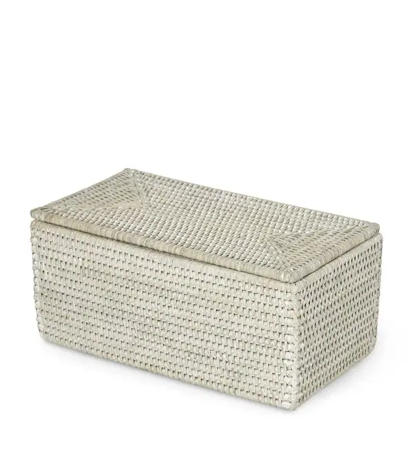 DECOR WALTHER Rattan Basket Storage Box - Brown