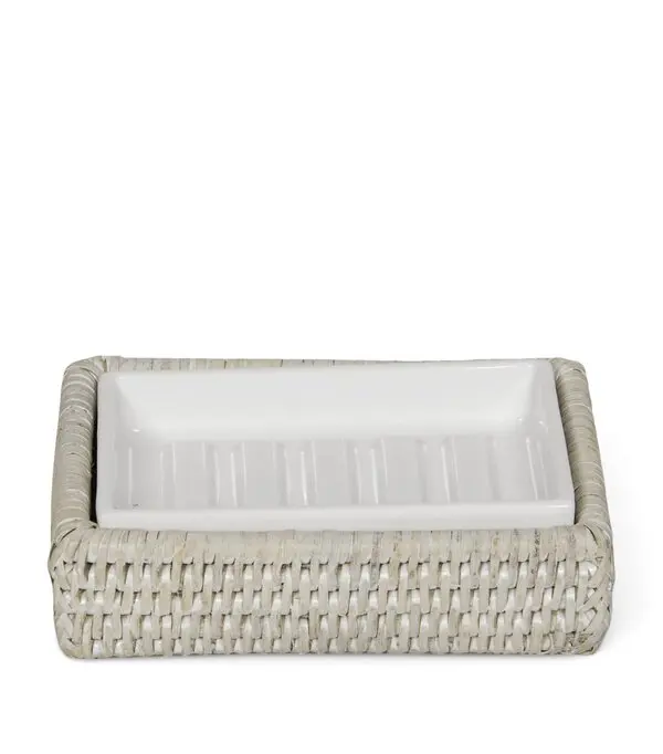 DECOR WALTHER Rattan Basket Soap Dish - Brown