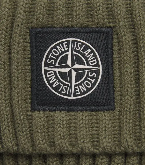 Stone Island Rws Wool Compass Beanie