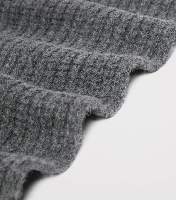 Max Mara Virgin Wool Initial Scarf