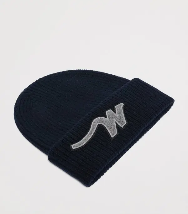 Max Mara Virgin Wool Initial Beanie