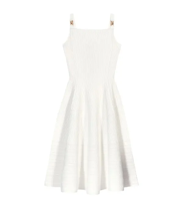 Maje Embellished Knit Midi Dress