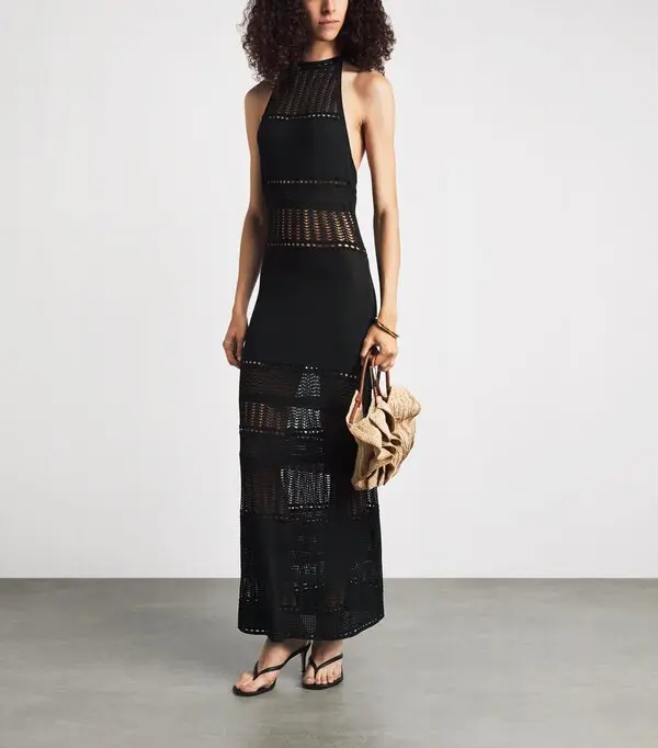 AWAY THAT DAY Crochet Zanzibar Maxi Dress