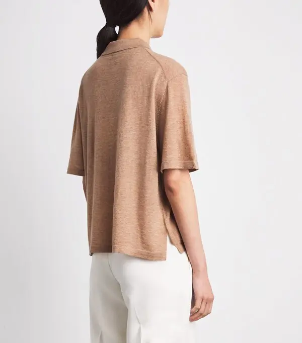 ME+EM Cashmere Knit Short-sleeve Shirt