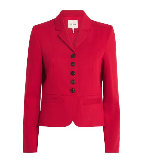 ME+EM Cropped Utility Blazer