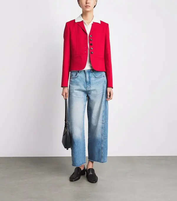 ME+EM Cropped Utility Blazer
