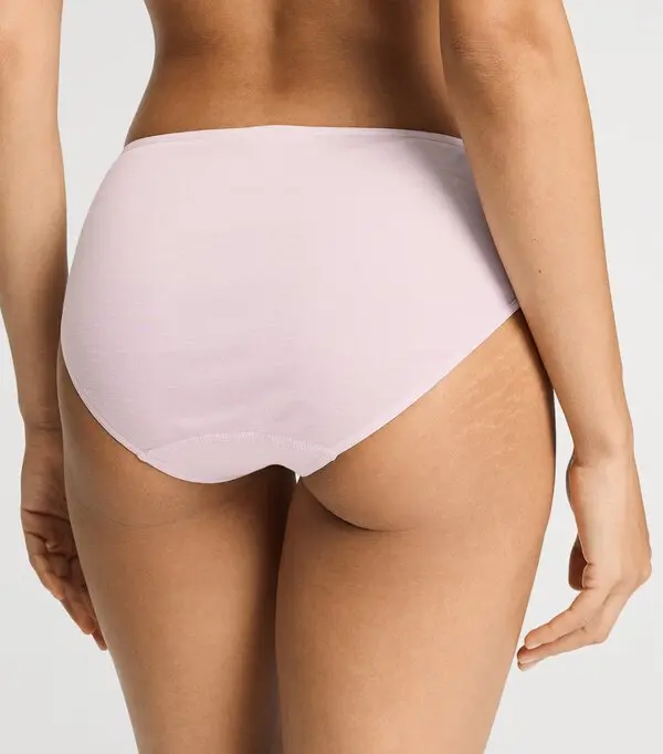 Hanro Cotton Lace-detail Rosaria Briefs