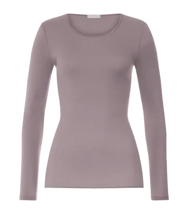 Hanro Cotton Seamless Long-sleeve T-shirt
