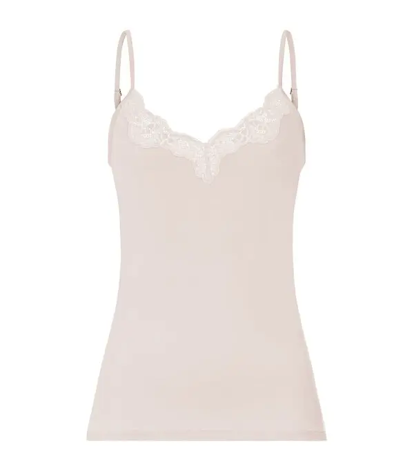 Hanro Dana Lace-trimmed Tank Top