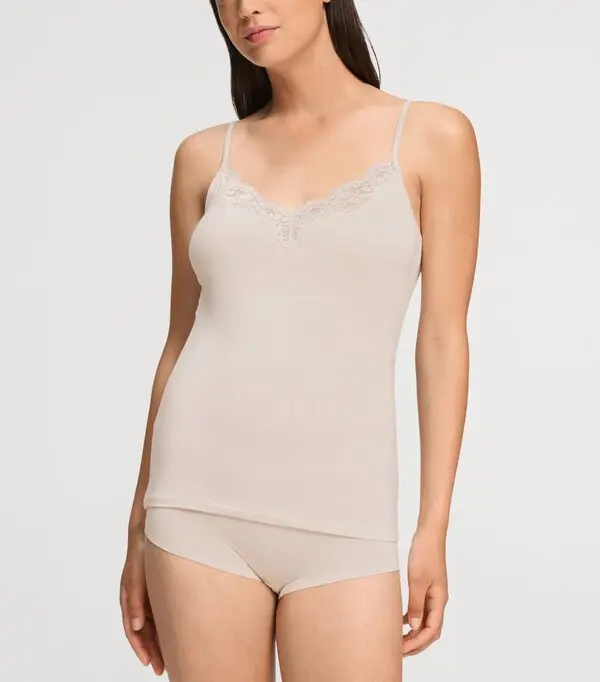 Hanro Dana Lace-trimmed Tank Top