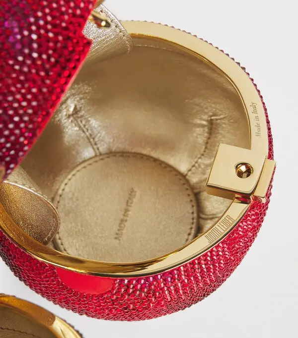 Judith Leiber Embellished Cherry Clutch Bag