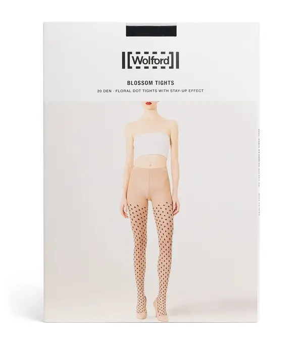 Wolford Blossom 20 Denier Floral Dot Tights