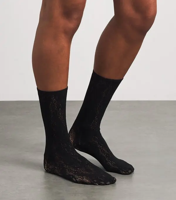 Wolford Infinite Rose Net Socks