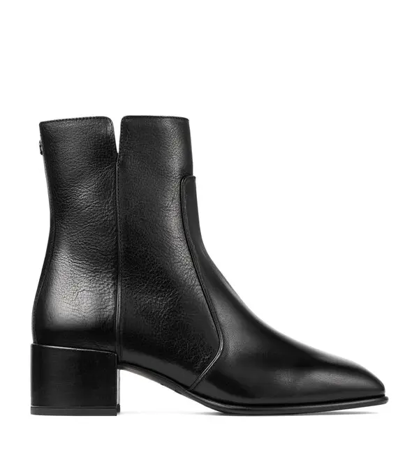 JIMMY CHOO Eliot Leather Ankle Boots