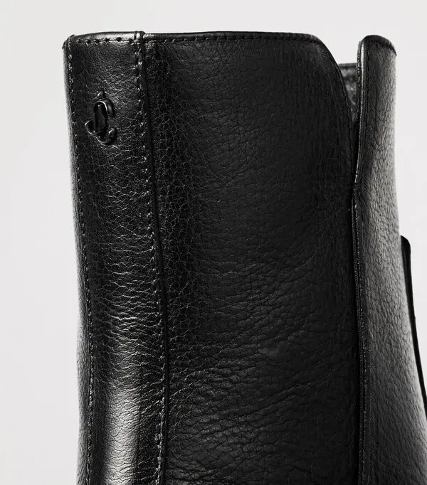 JIMMY CHOO Eliot Leather Ankle Boots