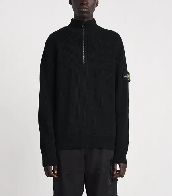 Stone Island Cotton Half-zip Sweater