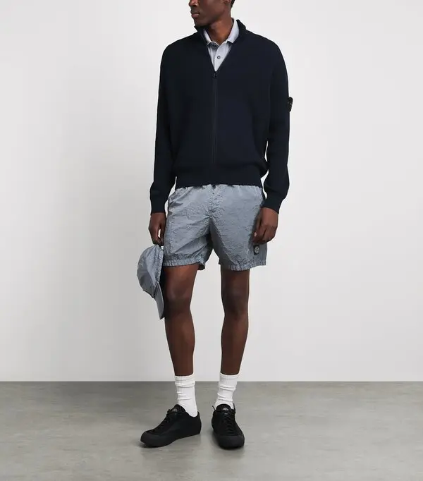 Stone Island Cotton Zip-up Cardigan