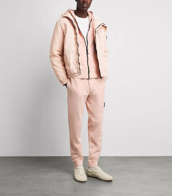 Stone Island Cotton Compass Cargo Sweatpants