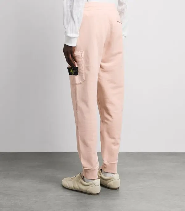 Stone Island Cotton Compass Cargo Sweatpants