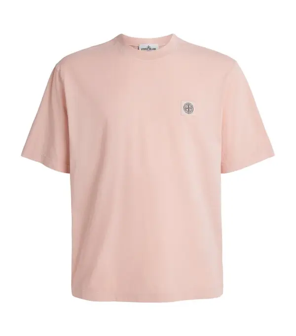 Stone Island Organic Cotton Ghost T-shirt - Pink