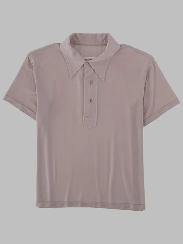 MAISON MARGIELA Cupro Polo Top