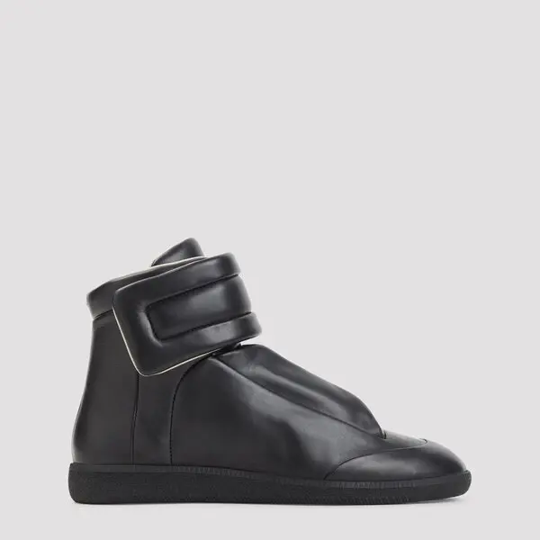 MAISON MARGIELA Future Leather & Rubber Sneaker - Black