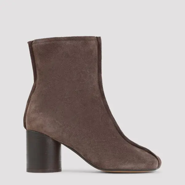 MAISON MARGIELA Suede Calf Leather Ankle Boots With 7cm Block Heel