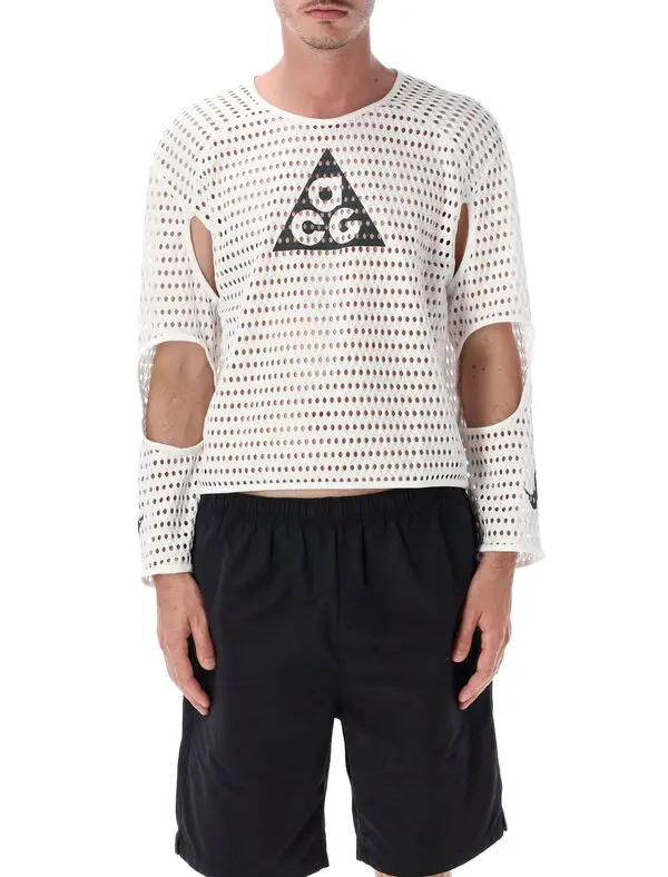 Nike Radical Airflow Performance Trail Running Top - Bianco