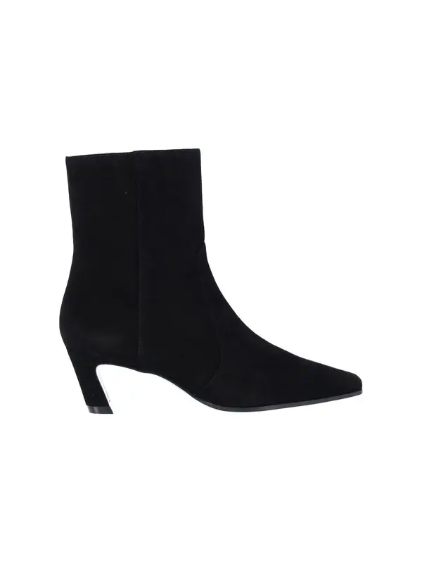 STUART WEITZMAN Goat Leather Chelsea Boot With Leather Sole